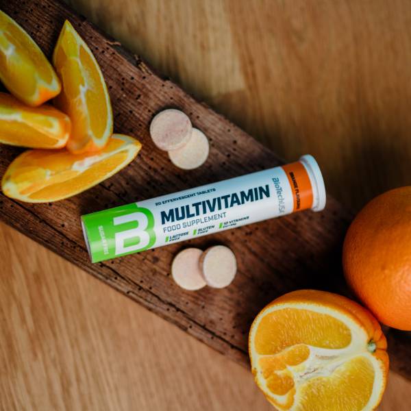 Comprimés effervescents Multivitamin, 20 comprimés - BioTechUSA